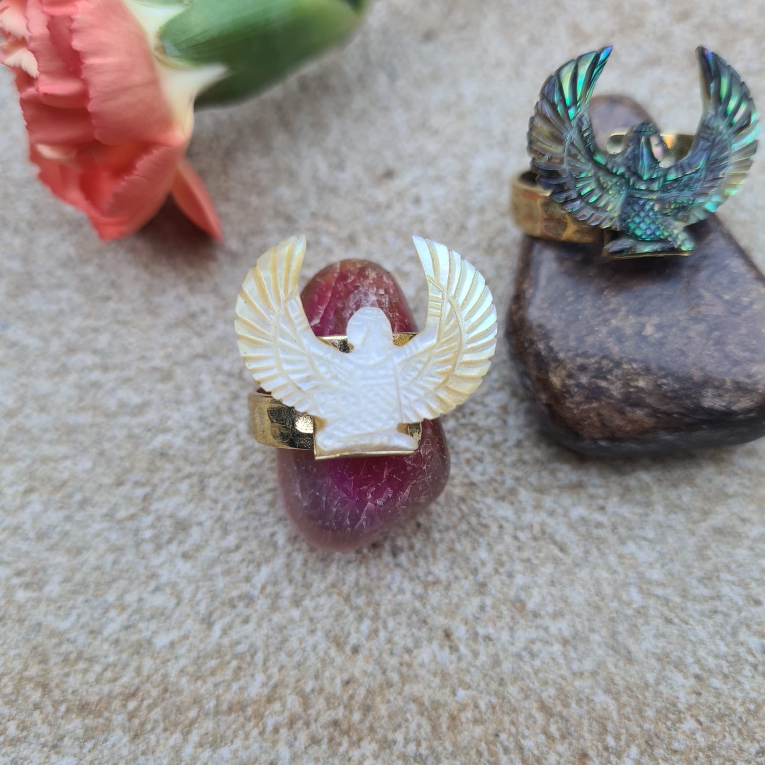 Mini Shell Isis Ring – FeatherTribe