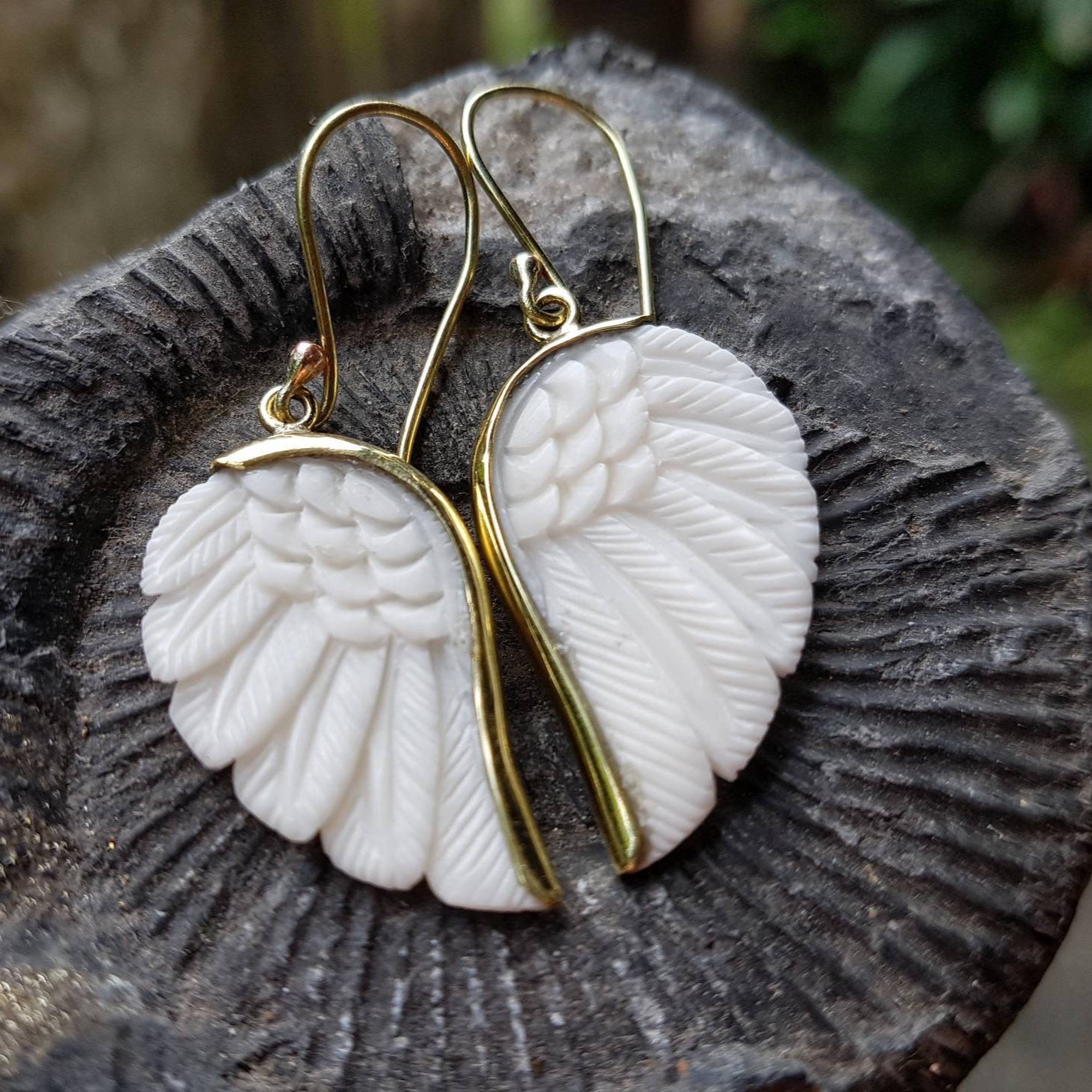 Mini Angel Wing Earrings – FeatherTribe